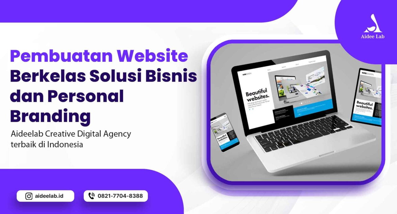 Pembuatan Website Berkelas Solusi Bisnis Dan Personal Branding - Aidee Lab